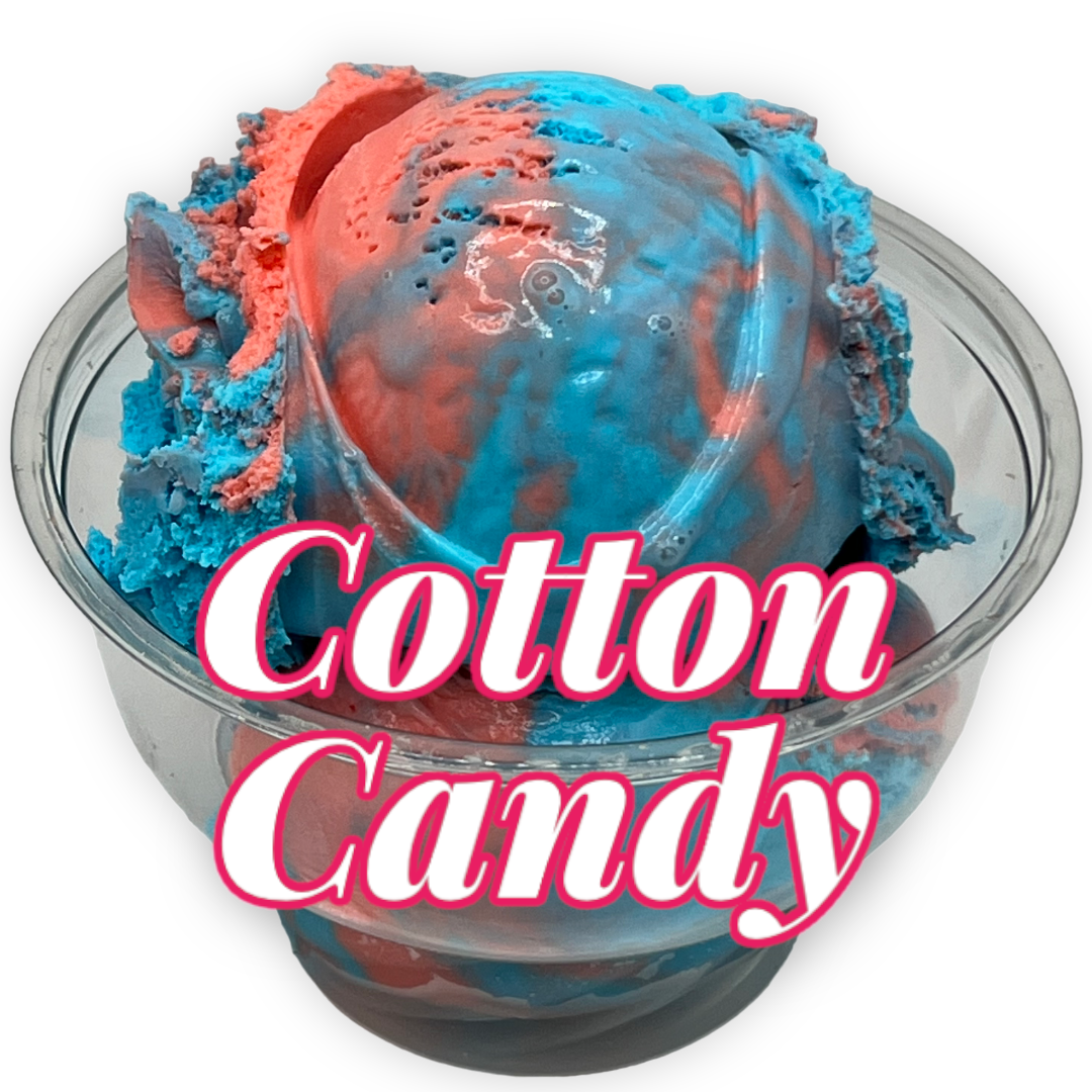 Blue Cotton Candy Ice Cream